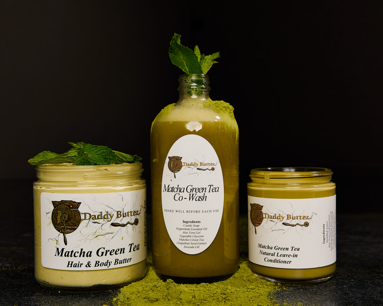Matcha Green Tea Trio - DaddyButter The Brand